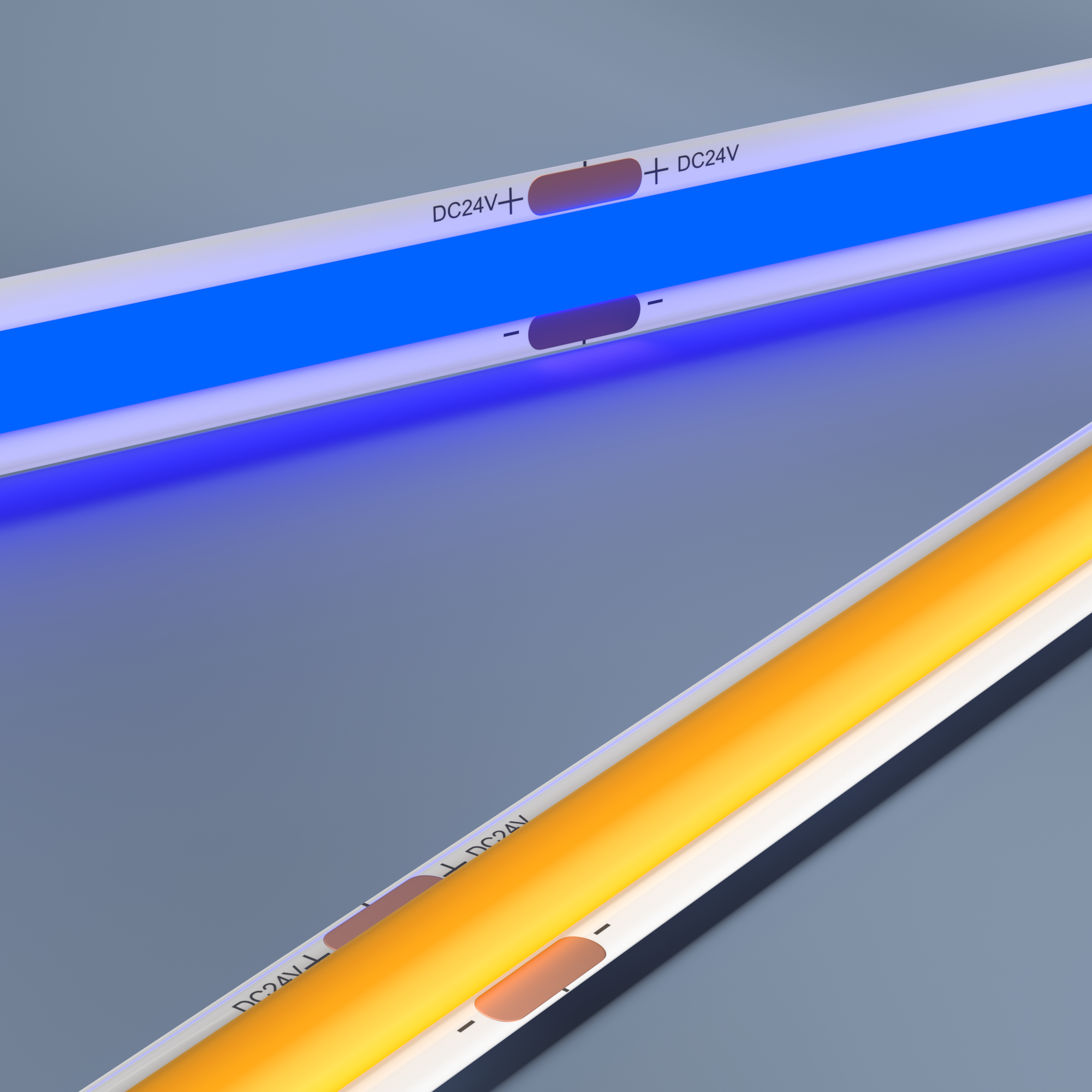 Светодиодная лента ShopLEDs Светодиодная лента COB SL480-LT 24V CRI90 (11 W/m, 1200 lm/m, IP20) (синий), 5м