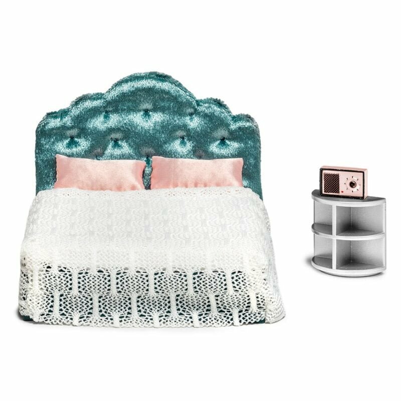 Сюжетно-ролевые игрушки Lundby - Набор мебели для спальни кукольного домика , 6 эл. - 60-2006-00