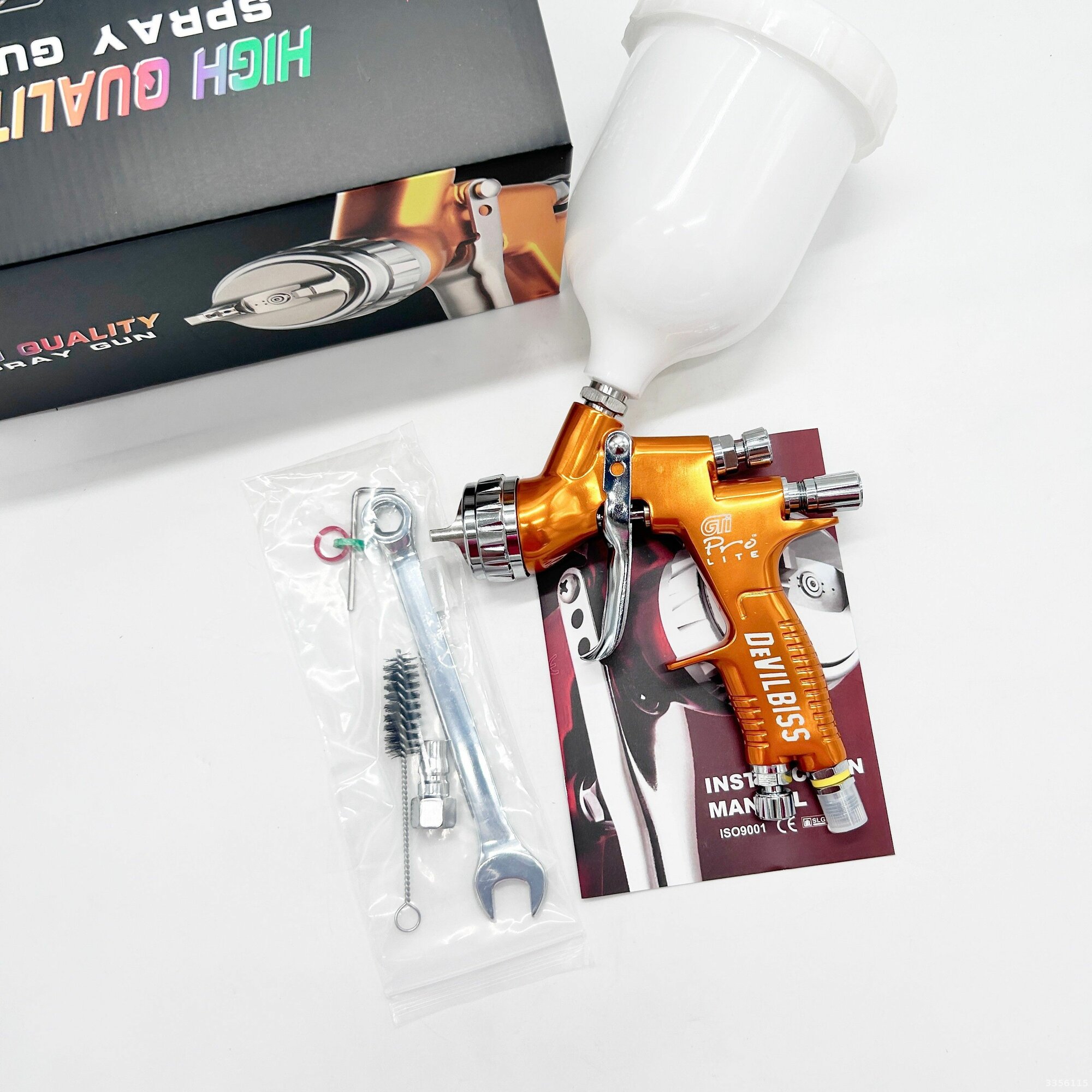 Краскопульт пневматический DEVILBISS GTI PRO LITE ТЕ110 1.2