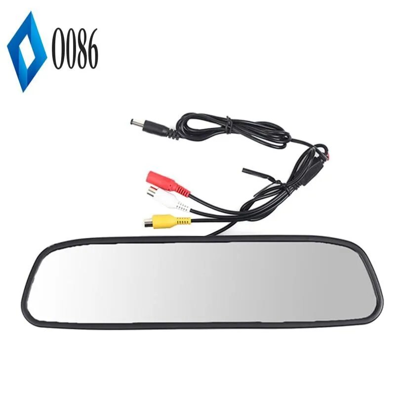 (E J H N) 4,3-дюймовый автомобильный видеорегистратор, камера заднего вида, зеркало монитор, двухсторонний ЖК-дисплей