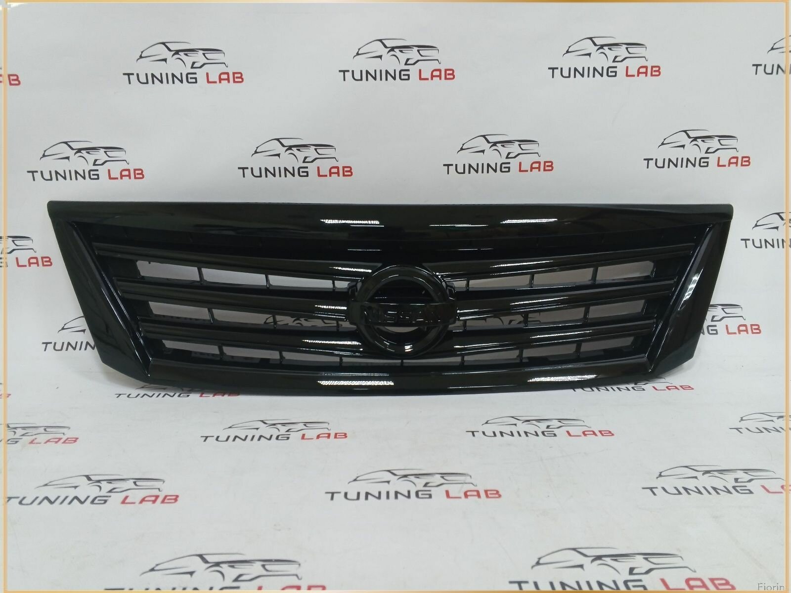 Решетка радиатора Nissan Teana / Ниссан Теана J32 (2008-2012), черный глянец, антихром, ABS пластик, установка в штатные места