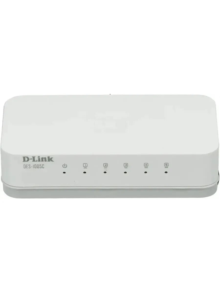 Коммутатор D-LINK DES-1005C, неуправляемый