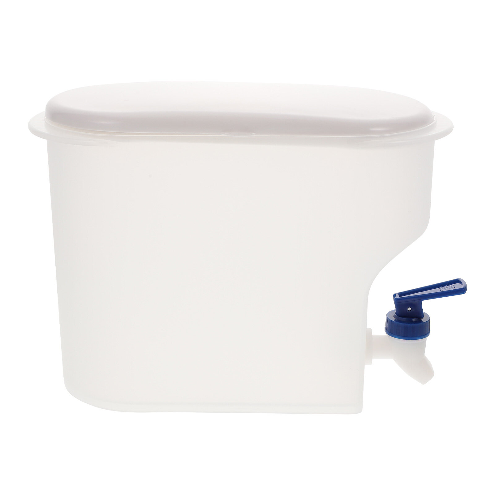 Белый пластиковый холодный кувшин с краном для дома вместимостью 3,5 л