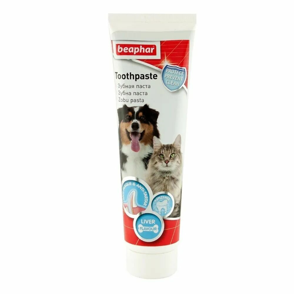 Зубная паста д/кошек и собак вкус печени "Toothpaste", 100гр.