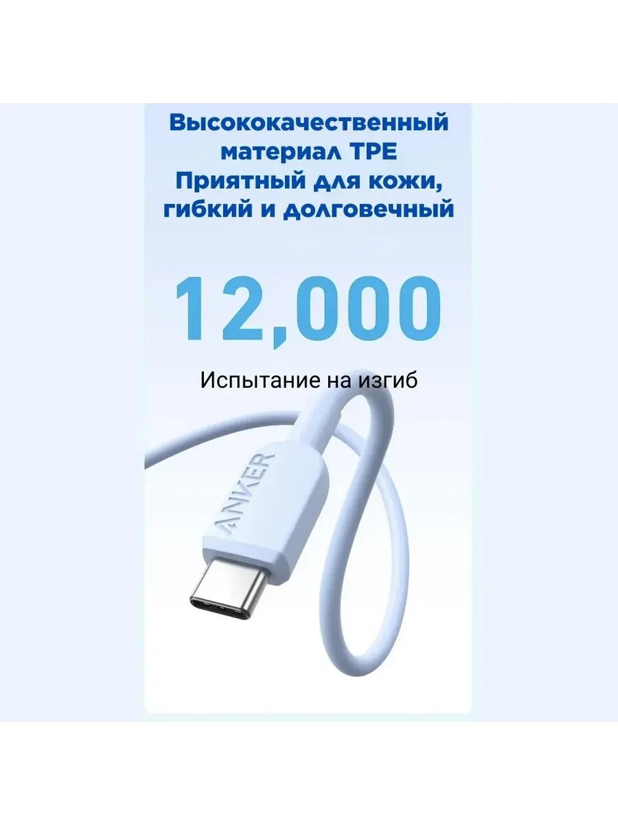 Кабель для зарядки Usb-C to Usb-C 60W