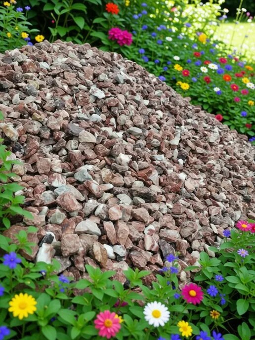 Крошка мраморная Микс 5-10 мм 19 кг