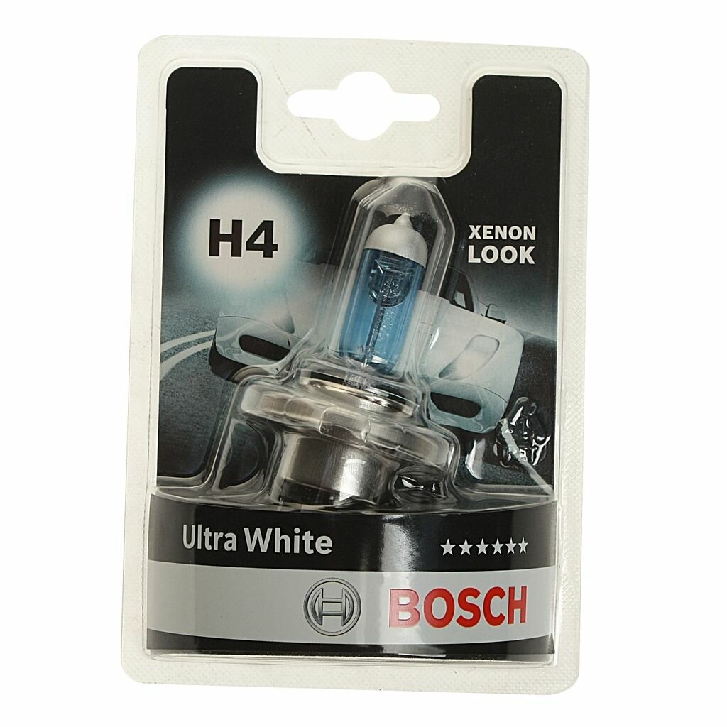 Лампа накаливания, фара дальнего света Ultra White BL, для ВАЗ Лада 2108, 2109 2113 2114, 21099 2115, 2113 2114, Гранта арт 1987301152 BOSCH