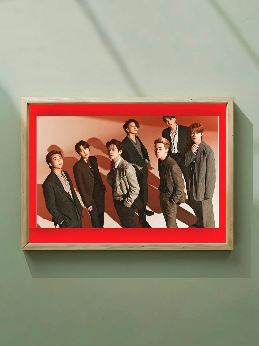 Постер, плакат на стену BTS K-Pop (А3)