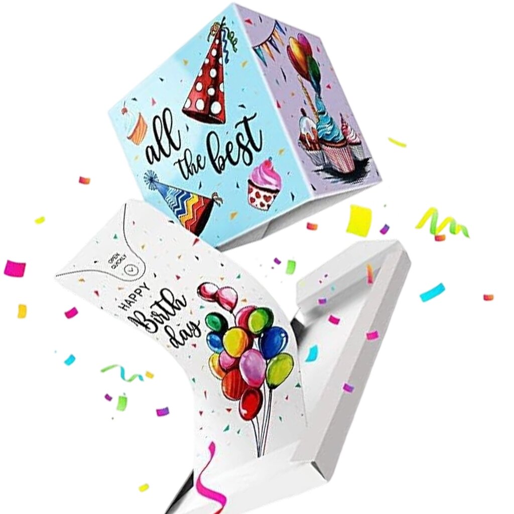 Подарочная Коробка Bounce Box С Сюрпризом И Взрывом-Воздушный Шар Для Вечеринки