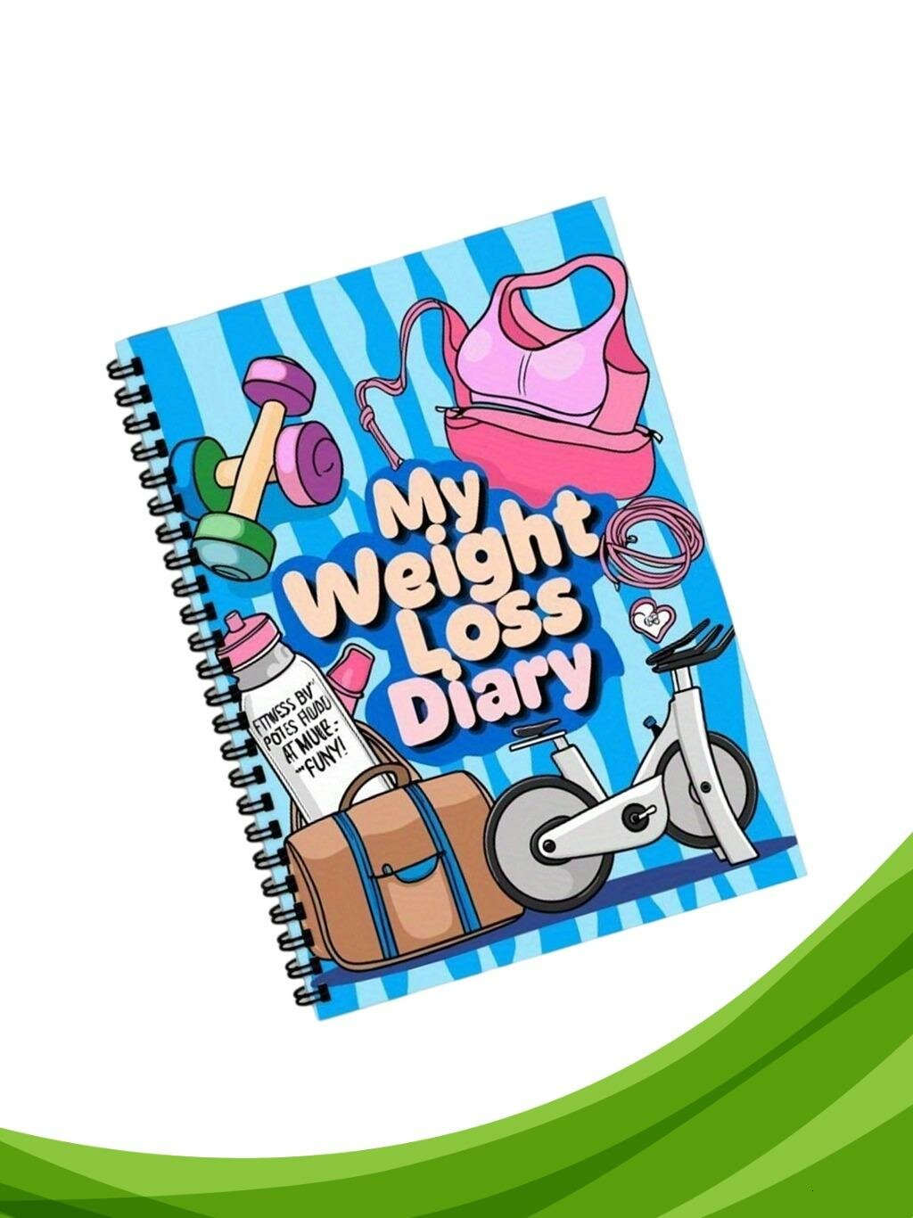 Компактный дневник питания, Синий