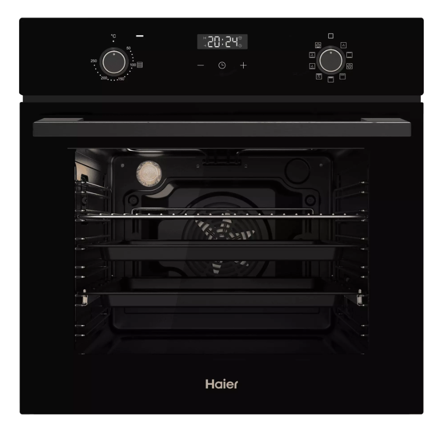 Духовой шкаф Haier HOX-P09NTB, встраиваемый, с грилем, конвекция, гидролизная очистка