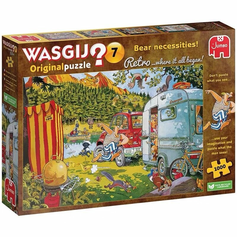 Пазл Jumbo Wasgij Mystery 1000 . Пазлы для взрослых и детей. Wasgij пазл с сюрпризом от Jumbo.