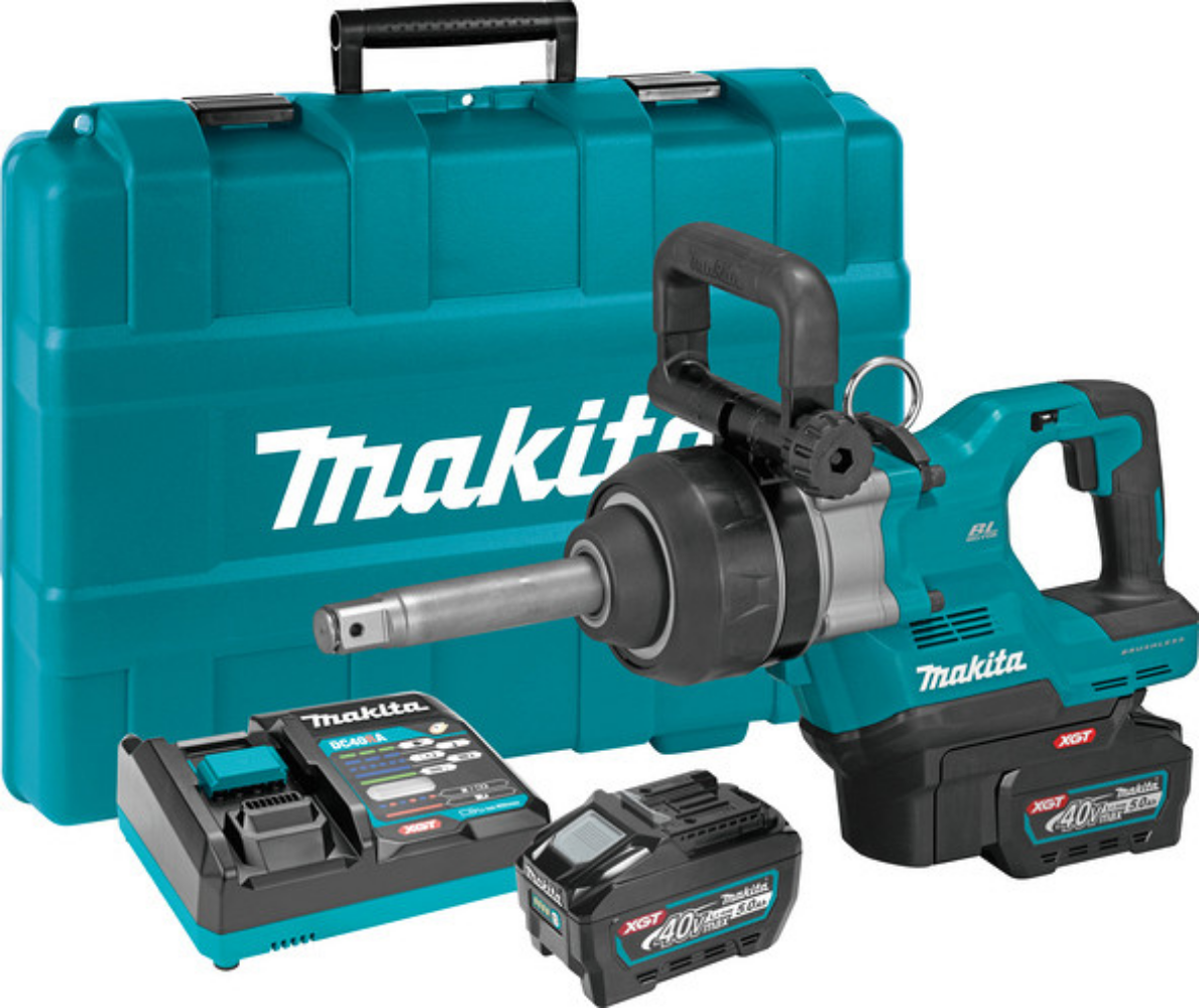 Гайковерт аккумуляторный Makita TW010GT201 (2 АКБ и ЗУ), кейс