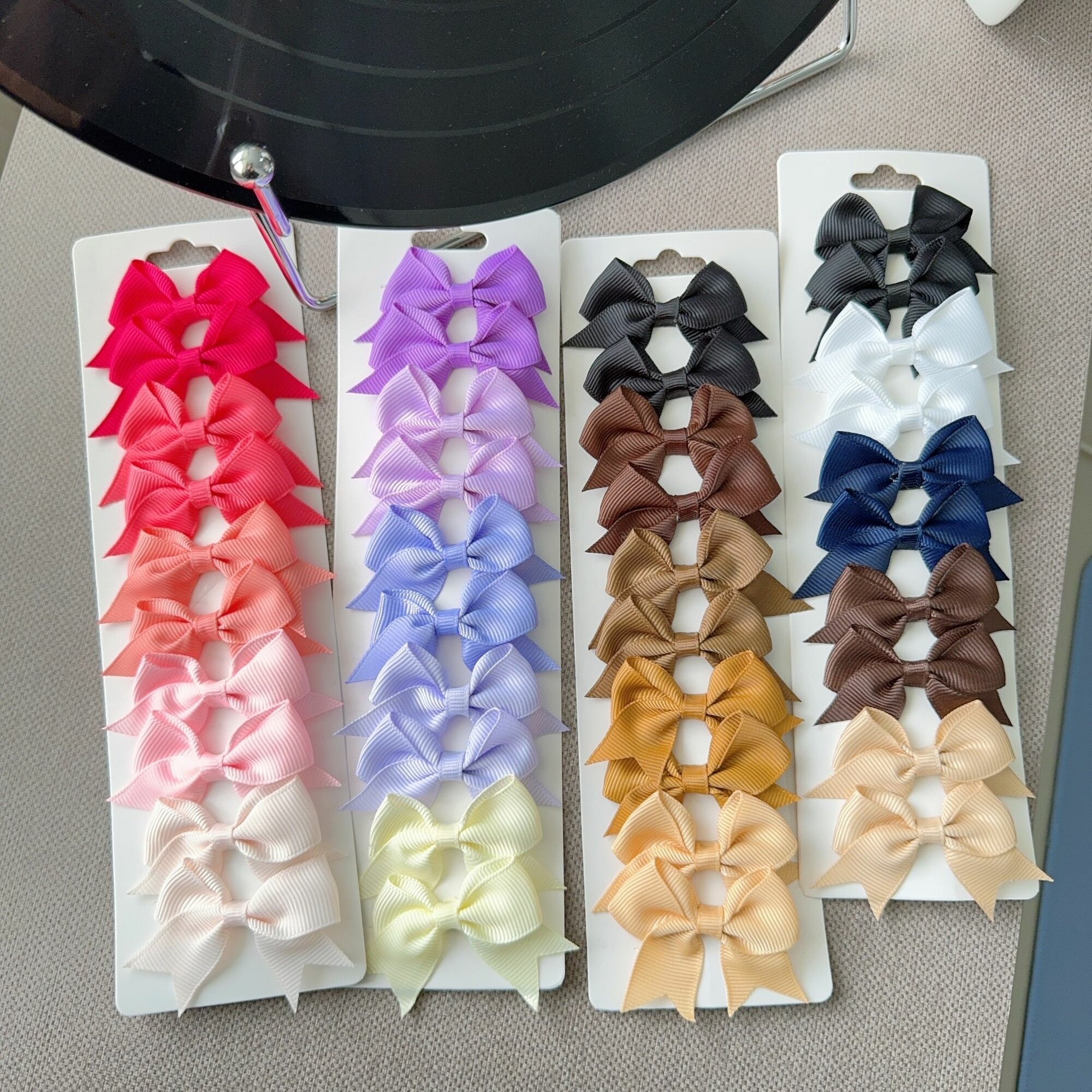 Baby Hair Accessories Комплект бантики заколочки для волос 10 шт. FJ002-1