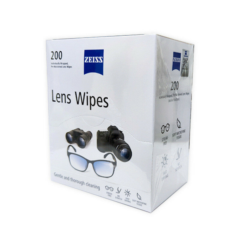 Зес антиводяные салфетки для линз бумага для кристально чистых линз 200 штук
