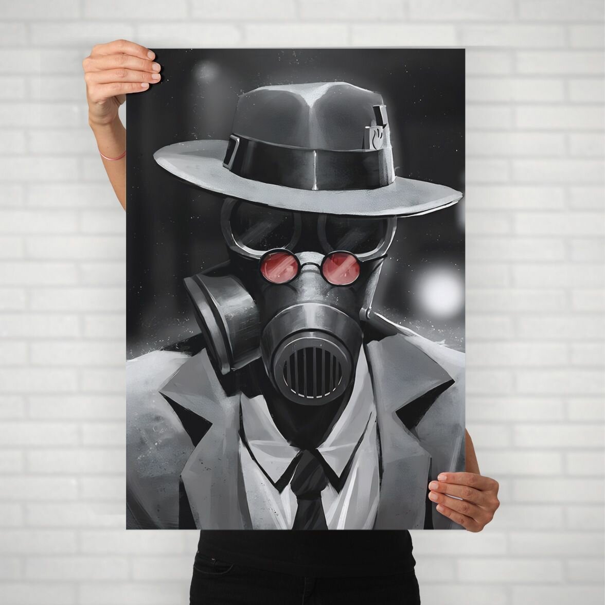 Плакат на стену для интерьера Team Fortress 2 (Поджигатель 6) - Постер по игре формата А2 (42x60 см)