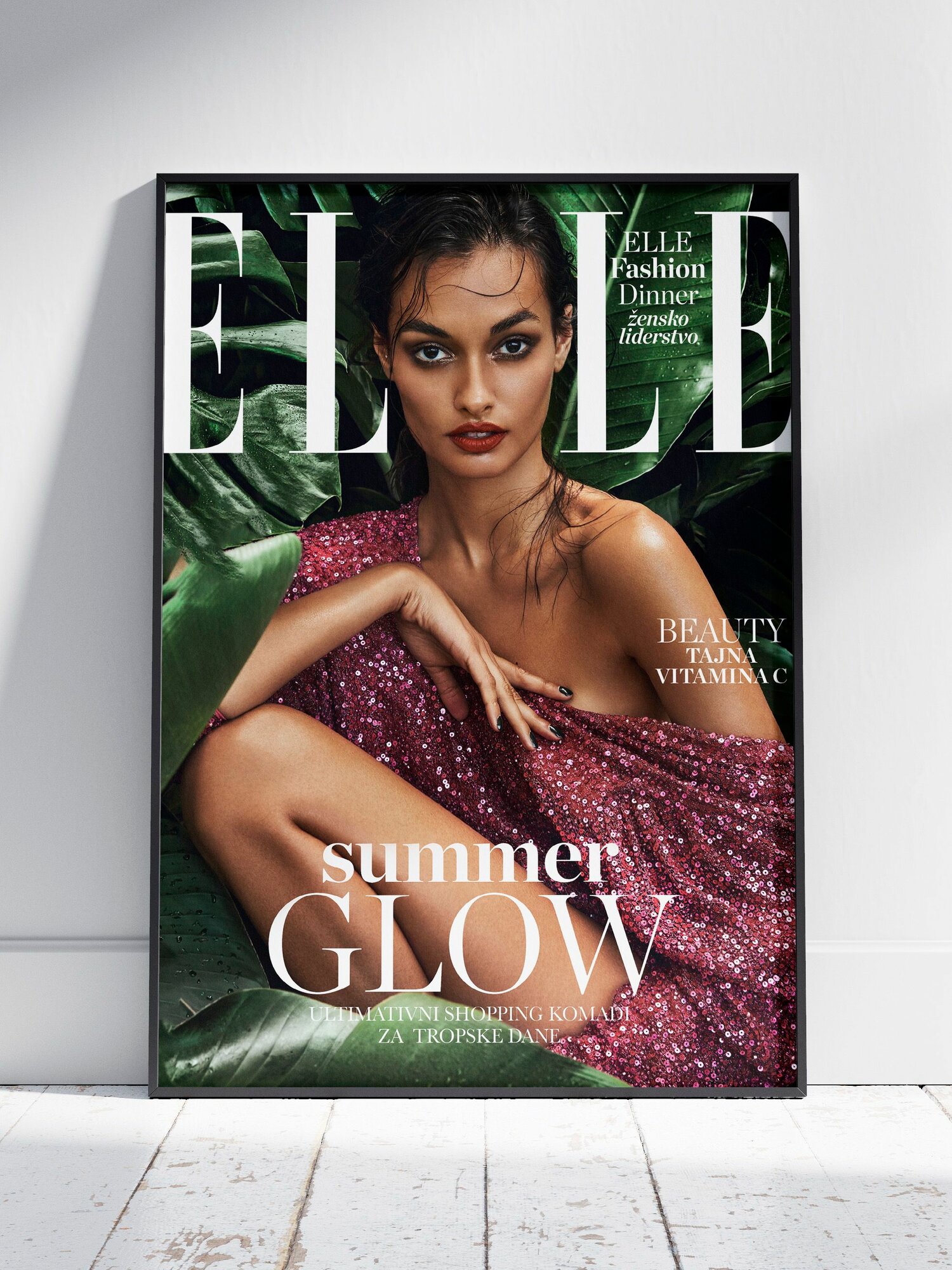 Плакат на стену для интерьера Жизель Оливейра (Gizele Oliveira 6) - Постер по модели и эстетике формата A4 (21x30 см)