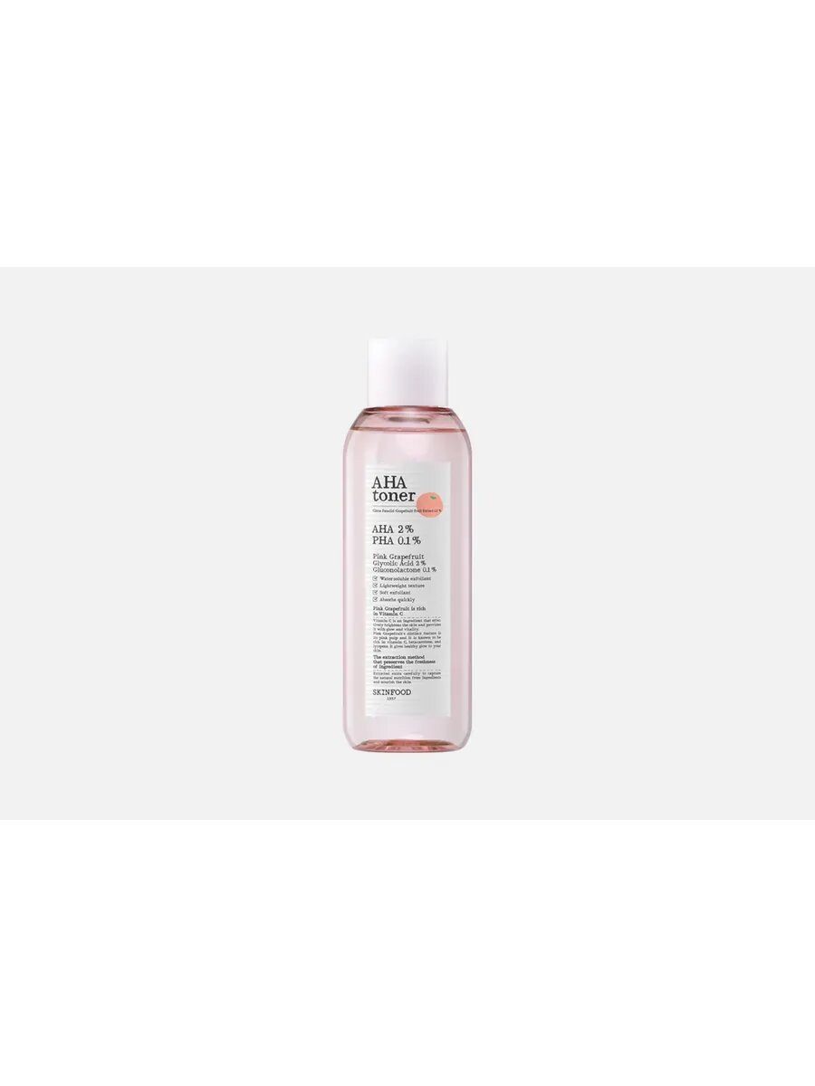 Тонер для лица SKINFOOD Pink Grapefruit AHA 200 мл