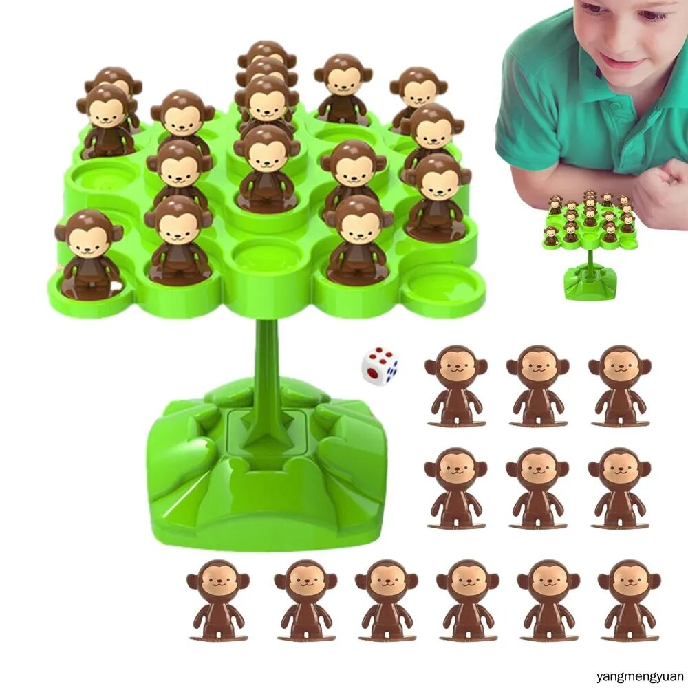 Дерево Баланса Обезьяны, головоломка для игры в Дженгу для детей
