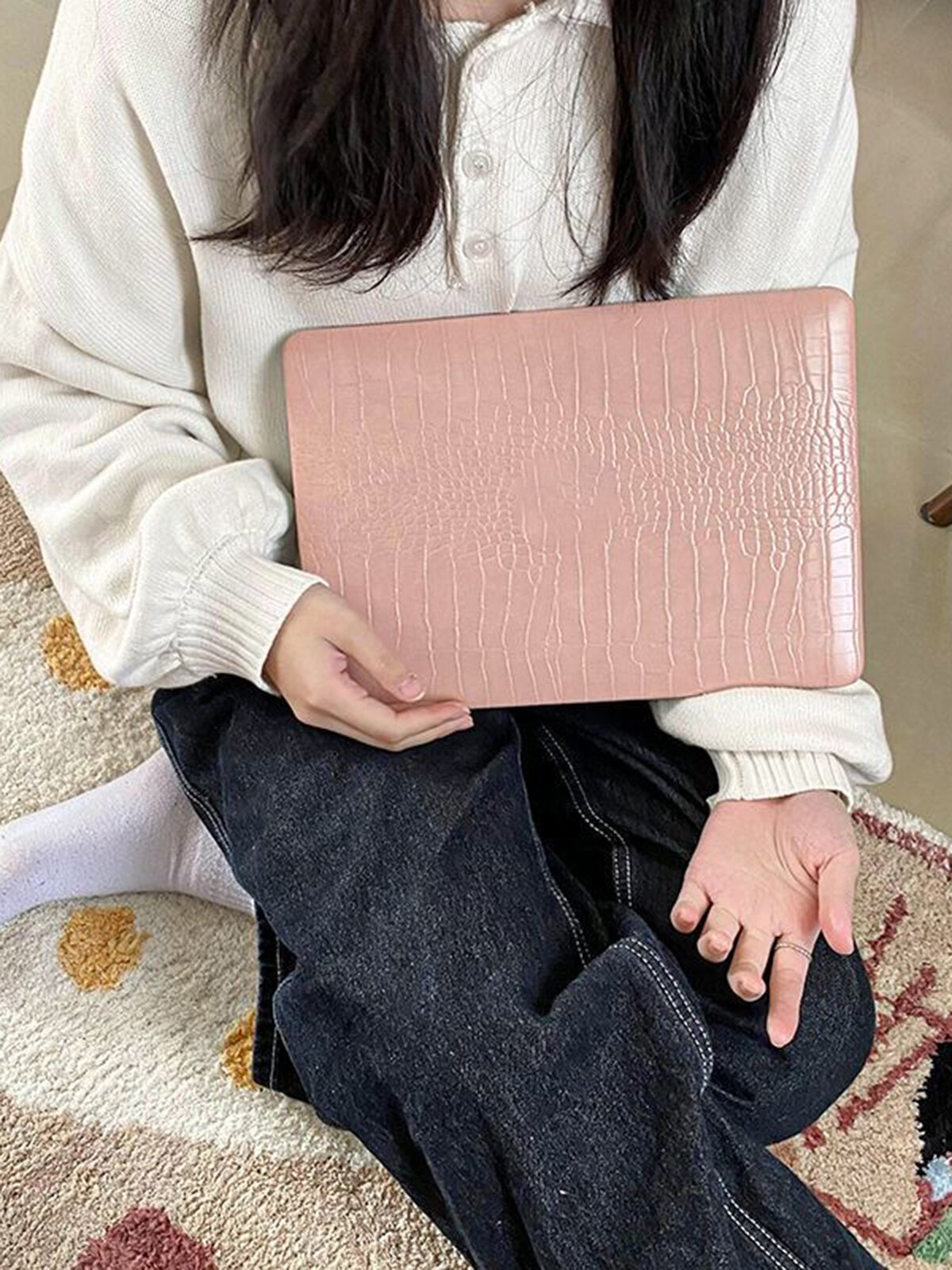 Чехол крокодиловая кожа накладка для ноутбука Huawei MateBook D14 HONOR MagicBook 14/X14 2020 2021 2022 года (14дюйма) - NbD-WDH9