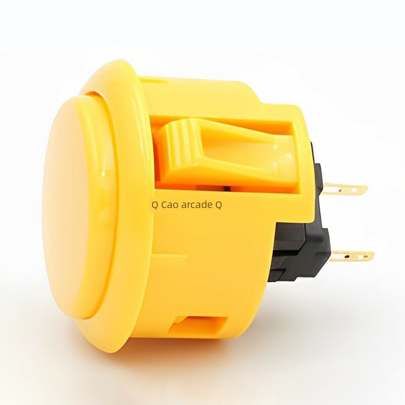 Sanwa OBSF-30 Встроенный игровой кнопка, желтый цвет - подлинное японское качество для ретро-игр