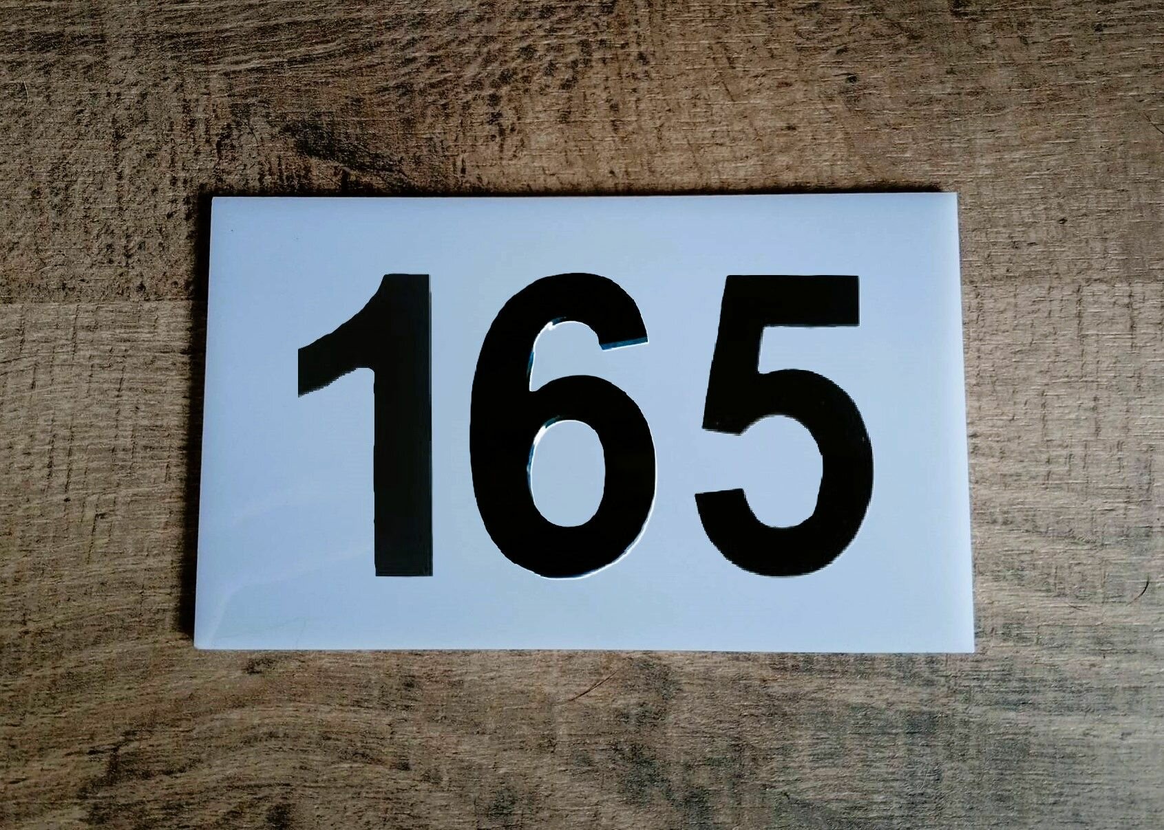 Цифры на дверь, табличка с номером 165