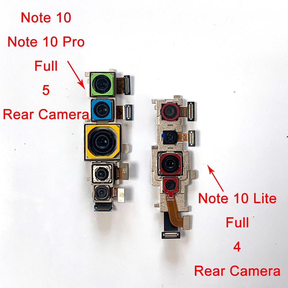 Оригинальная задняя камера для Xiaomi Mi note 10 Lite, задняя камера для Mi note Note 10 Full 5Cams