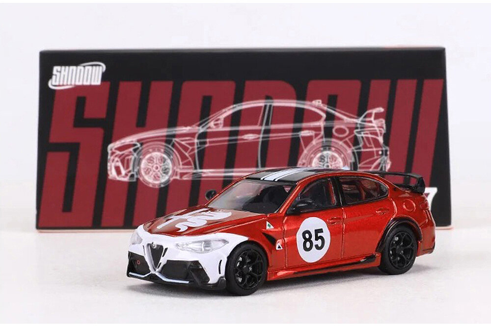 Модель коллекционная PAUDI Alfa romeo gulia gta red-white / альфа ромео джулия гта красно-белый (длина 7-10 см)
