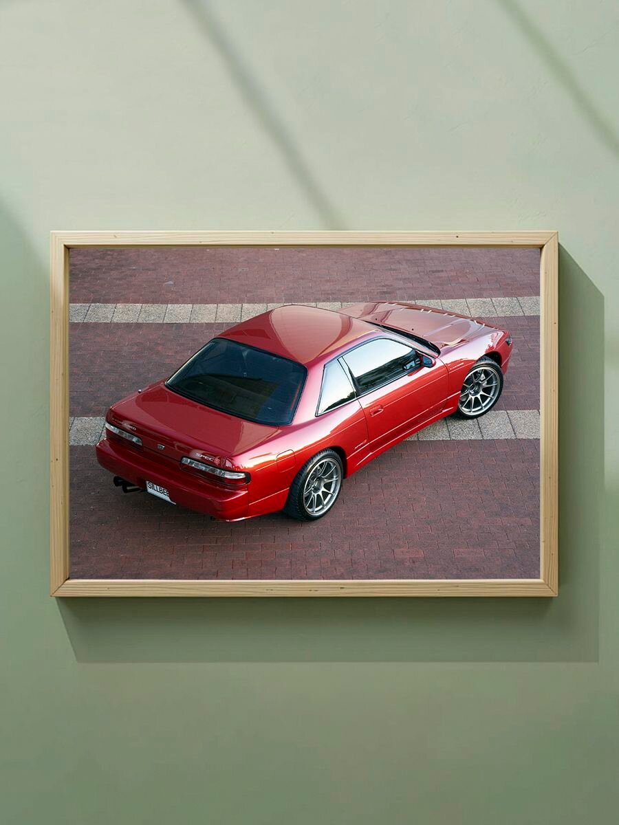 Постер, плакат на стену "JDM Nissan 240SX" 42Х29,7см (А3)