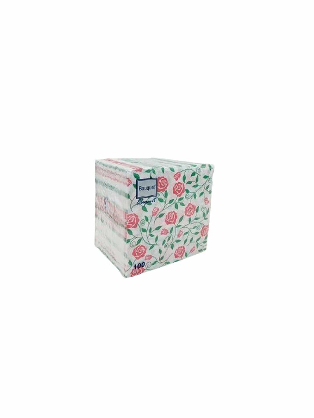 Салфетки бумажные однослойные "Art Bouquet Elegant" Поле роз, 24х24 см, в пачке 100 штук