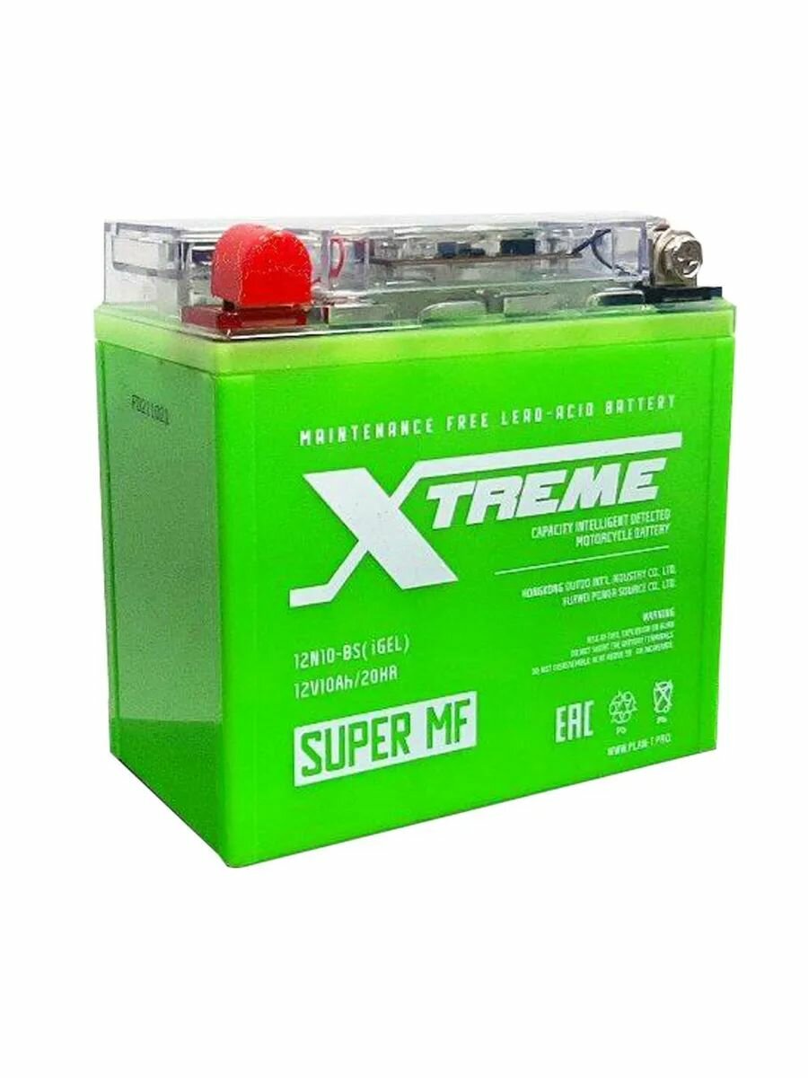 Аккумулятор Xtreme 12N10-BS 12V 10Ач прям. пол.