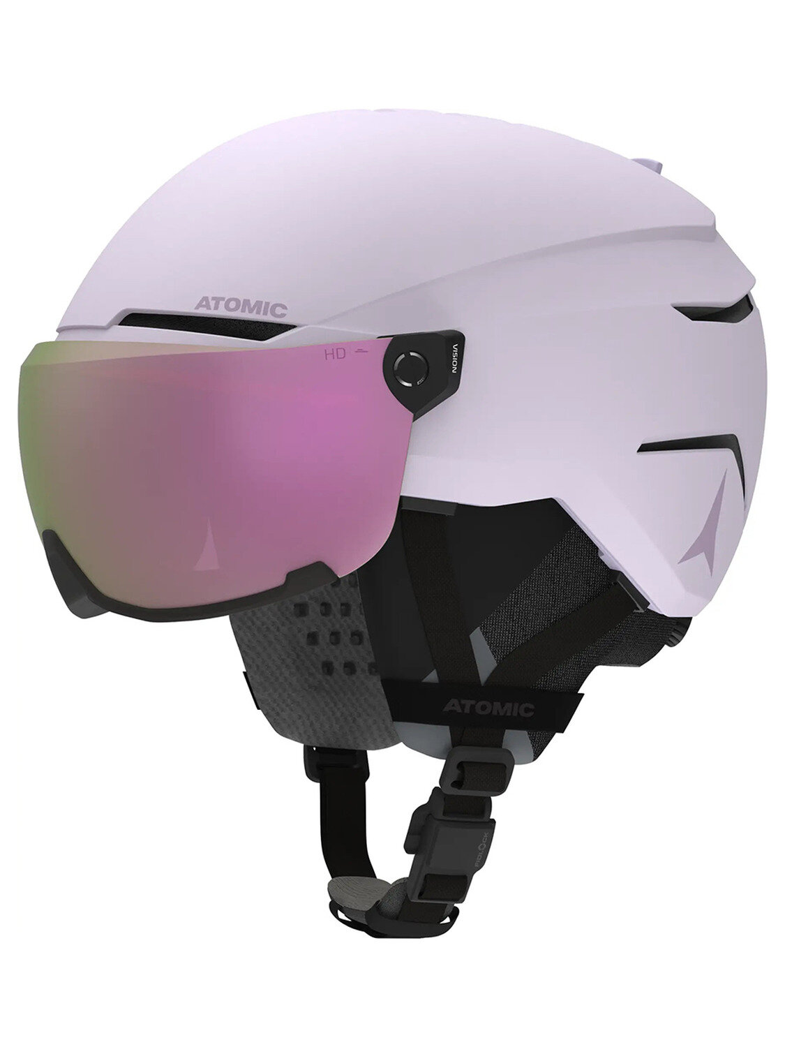 Горнолыжный шлем Atomic Savor Amid Visor HD Lavender Cat. 3-2 24/25 фиолетовый, для мужчин , Фиолетовый