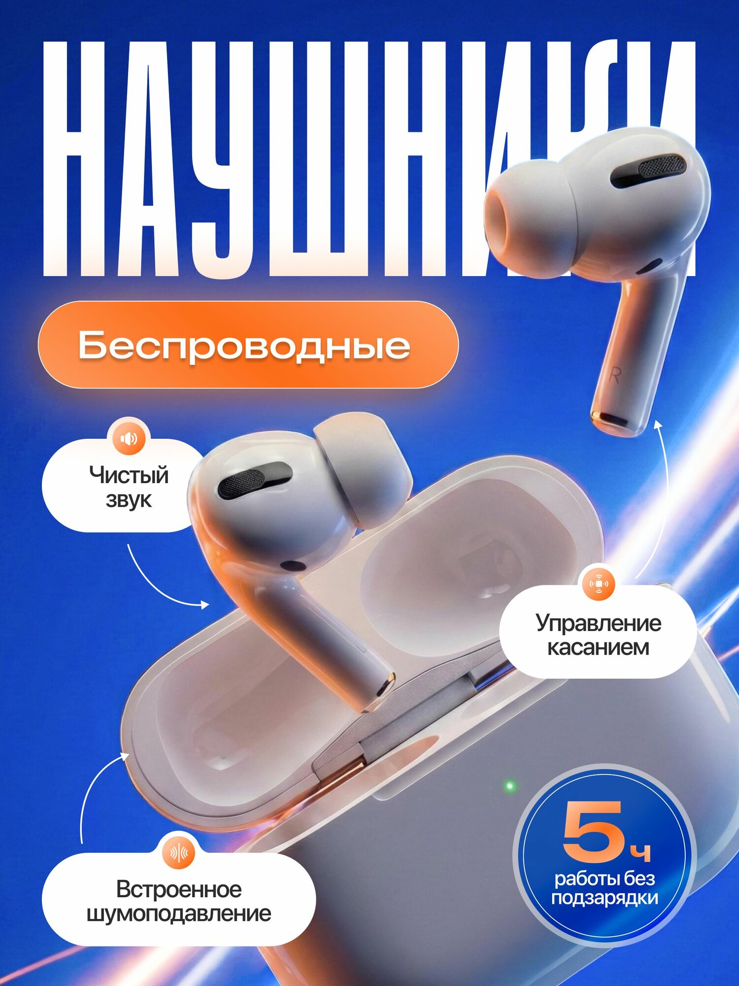 Наушники беспроводные / беспроводные наушники