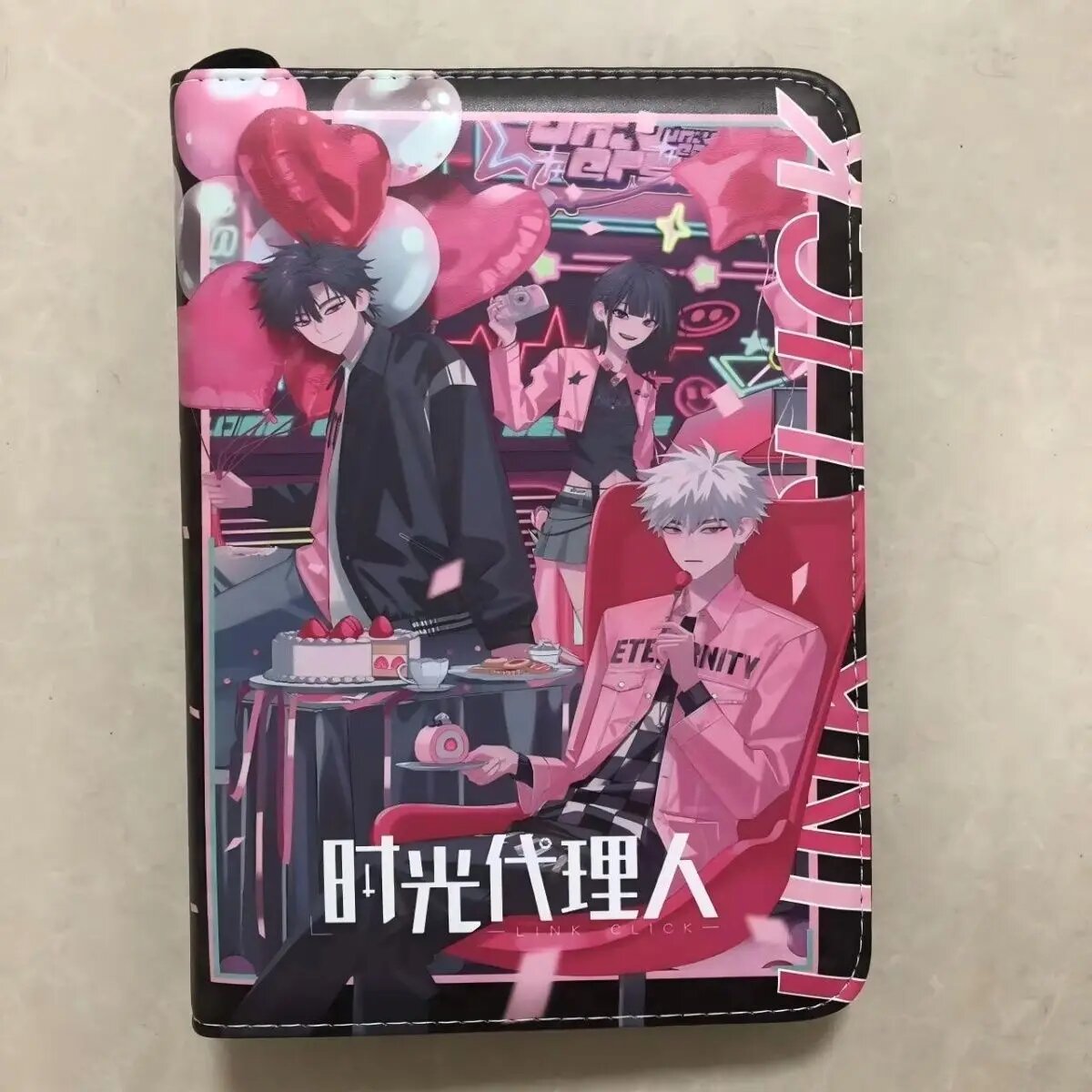 Розовый альбом для карточек Card.Fun Link Click Future Time