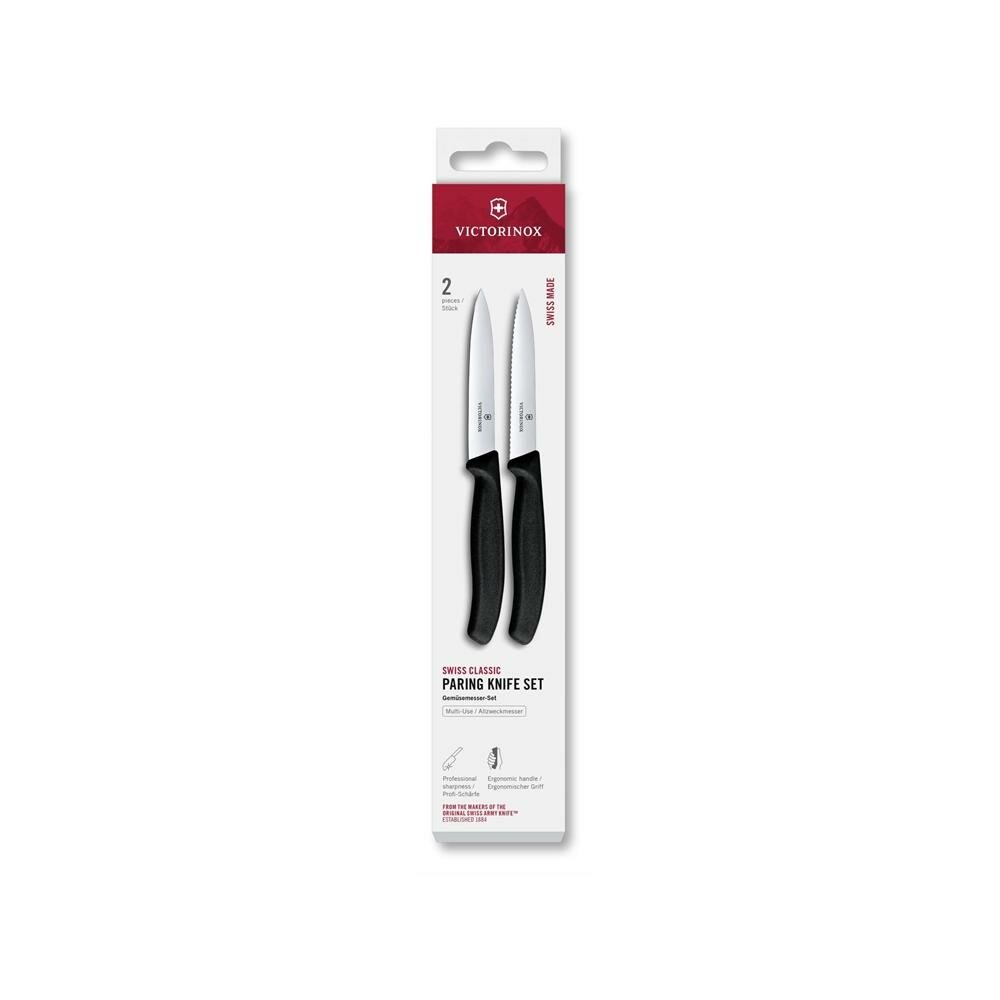 Набор ножей Victorinox Swiss Classic 6.7793.2 компл:2предм. черный европодвес