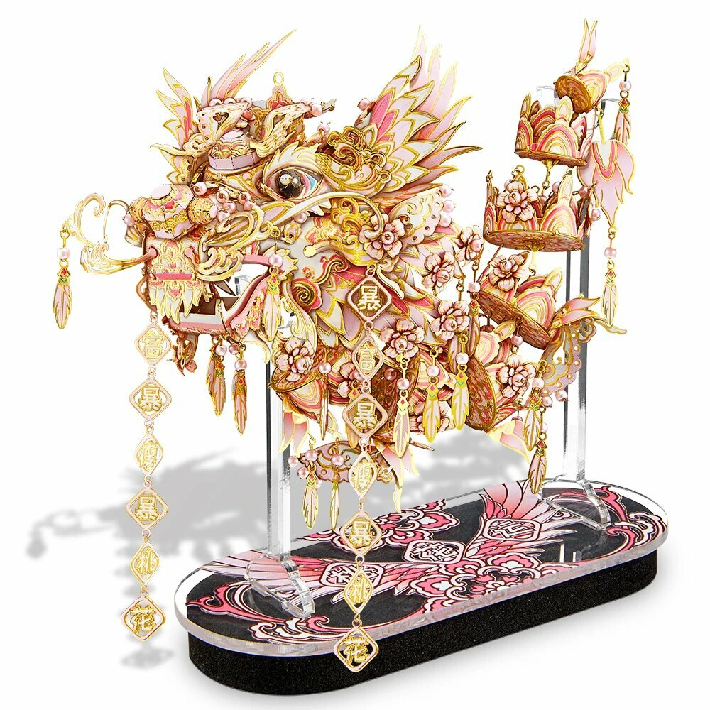 Piececool Металлические 3D-пазлы «Счастливый дракон» 383 шт
