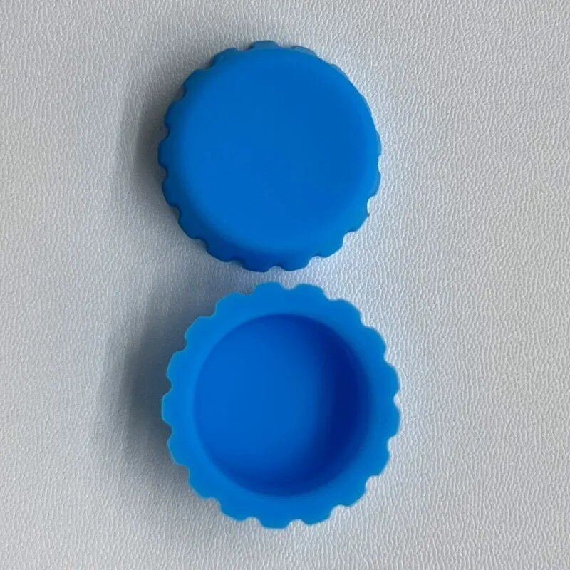 Силиконовая крышка для бутылки Синий, Blue
