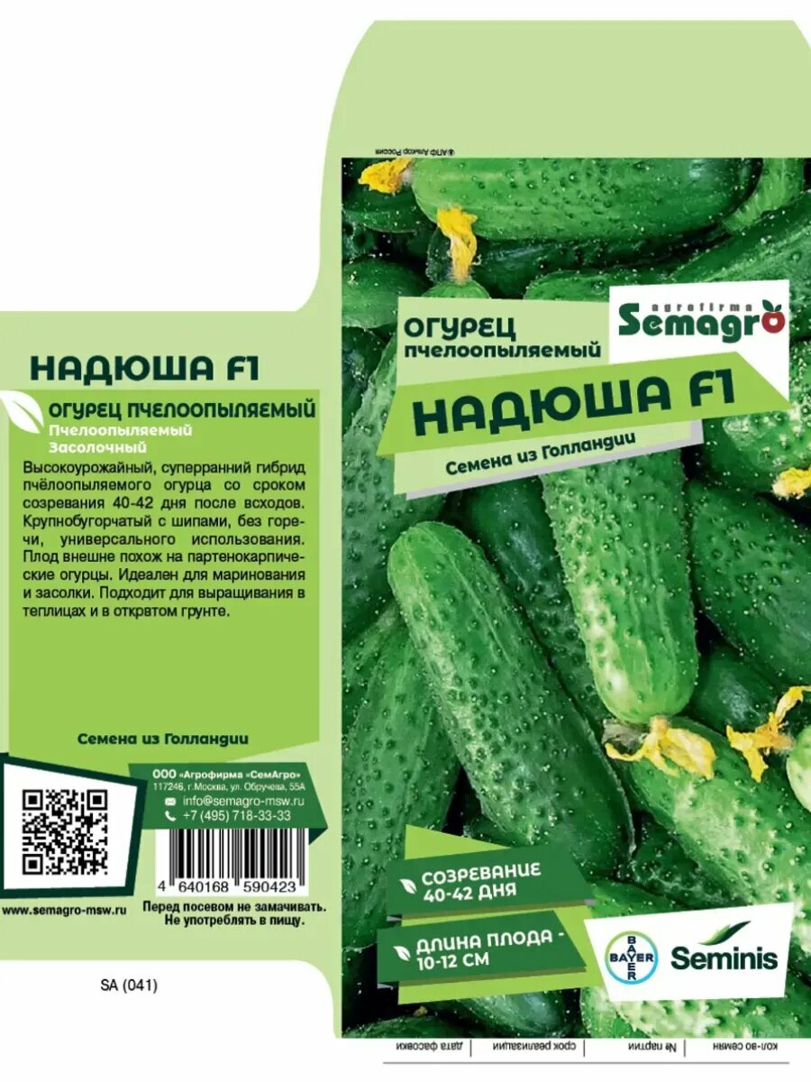 Семена огурец Надюша — фото 1