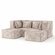 Модульный диван Soft Rest, бескаркасный, микровелюровая обивка
