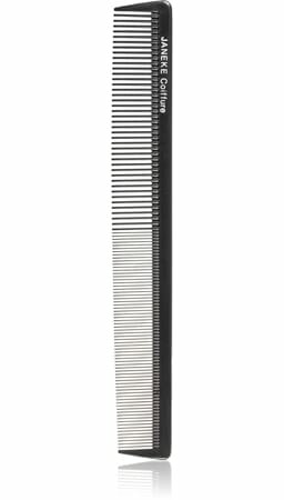 Гребень педикулицидный Janeke Black Line Wide and fine teeth waving comb, для женщин, 1 шт