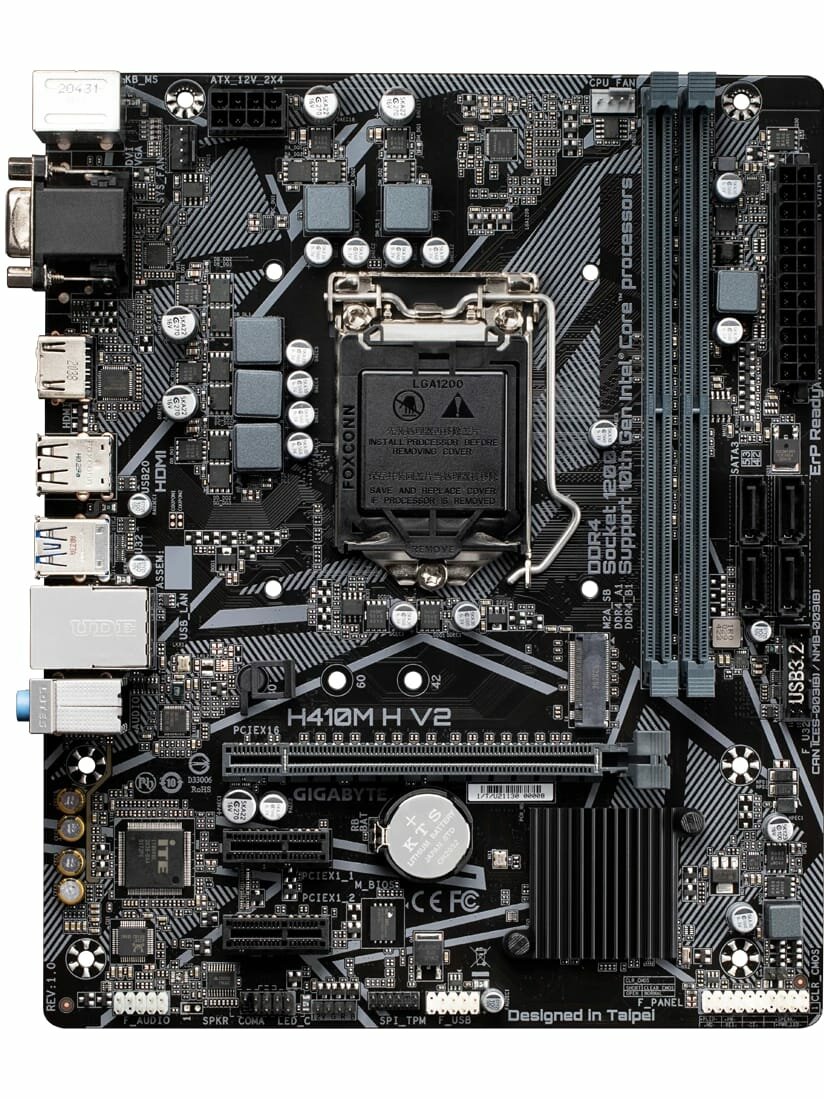 Материнская плата Gigabyte H410M H V2