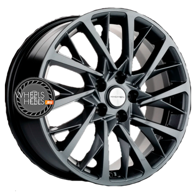 Диск автомобильный литой Khomen Wheels KHW1804 (Kodiaq/Tiguan) 18x7.5 5x112 et43 dia57.1 Gray