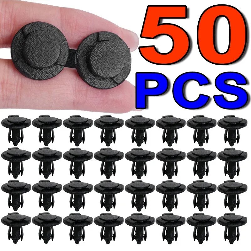 Зажимы для автобампера и дверной панели, 50pcs