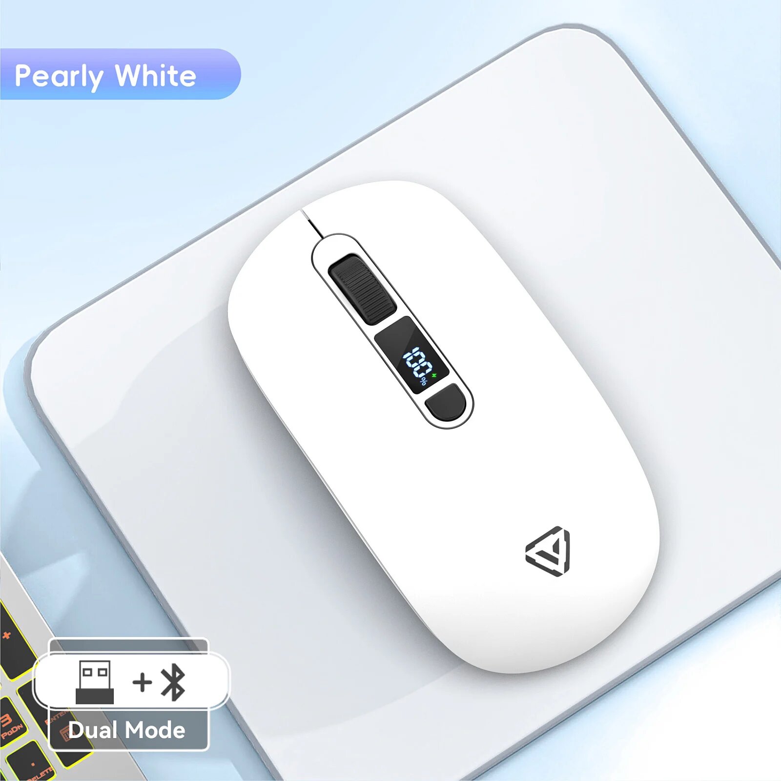 Беспроводная Bluetooth-мышь Logitech 2.4ГГц с кнопкой отключения звука 500 мАч