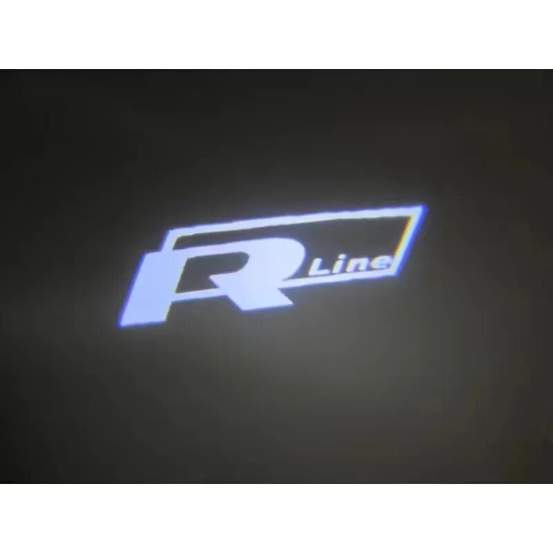Светодиодный проектор логотипа на дверь автомобиля для VW MK5/6/7/7.5 GTI GTD GTE R-LINE (white)
