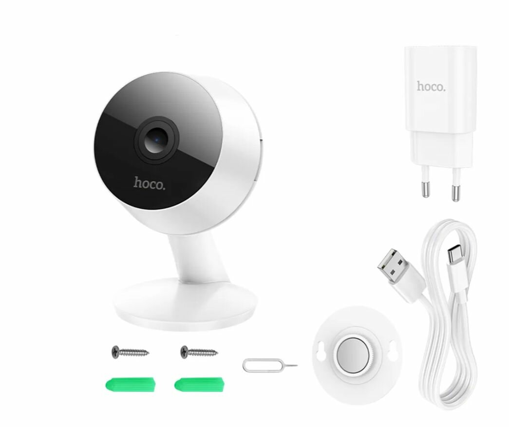 Камера видеонаблюдения для дома мини Wi-Fi Full HD Hoco D3
