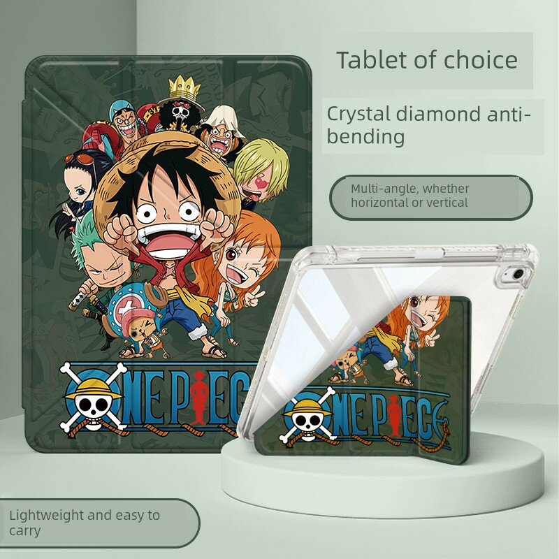 Подходит для планшета Apple iPad Pro, защитный чехол в стиле аниме One Piece Air7, модный мультяшный чехол с