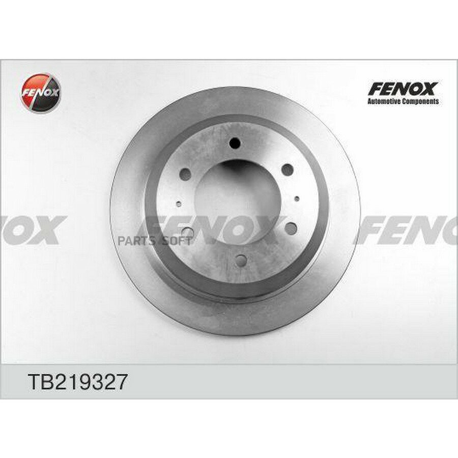 Диск тормозной GREAT WALL HOVER H3/H5 05- задний вент. D 313мм. FENOX TB219327