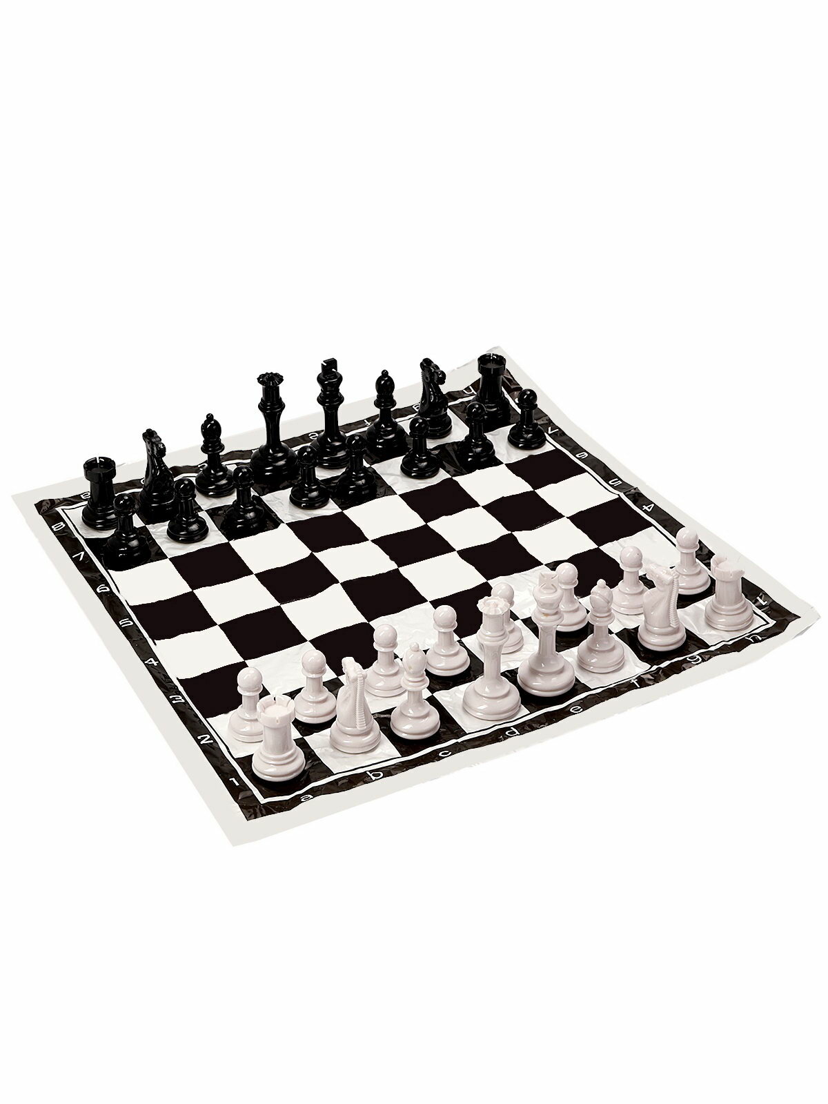 Шахматы классические, 50x50 см, фигуры пластик, поле ПВХ, вид: шахматы (доска + фигуры)