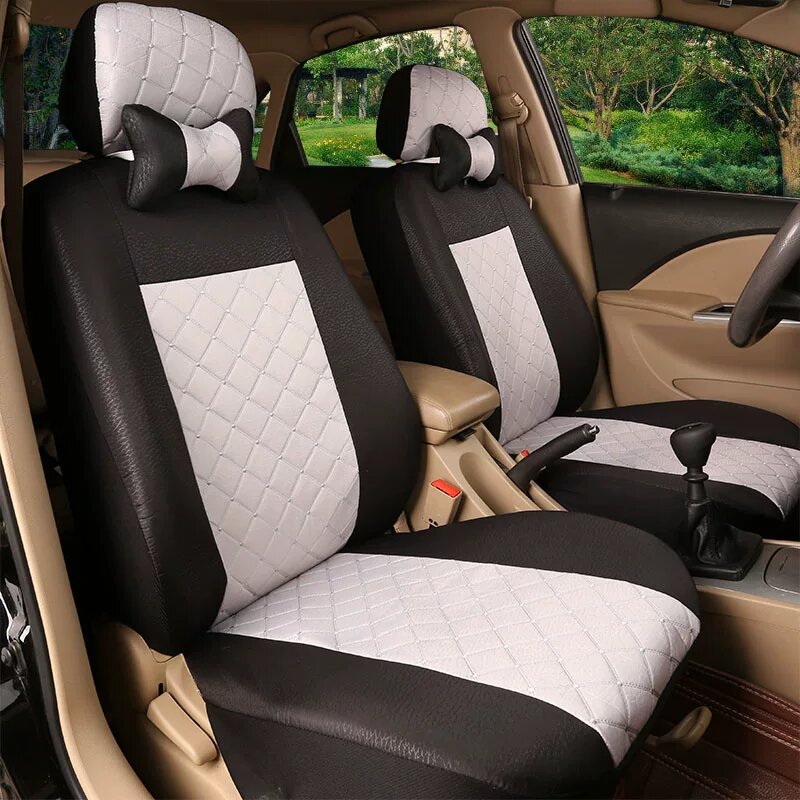 Universal Fit Ford Focus Fiesta Fusion Mondeo 5-Mestnye Vseozimnye Shelskie Sedany Seroy-Cherny